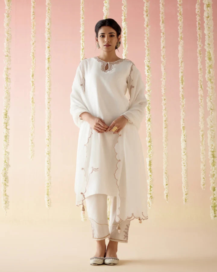 Shop Cotton Kurta Pant Set With Dupatta For Women - Nero India – Page 2