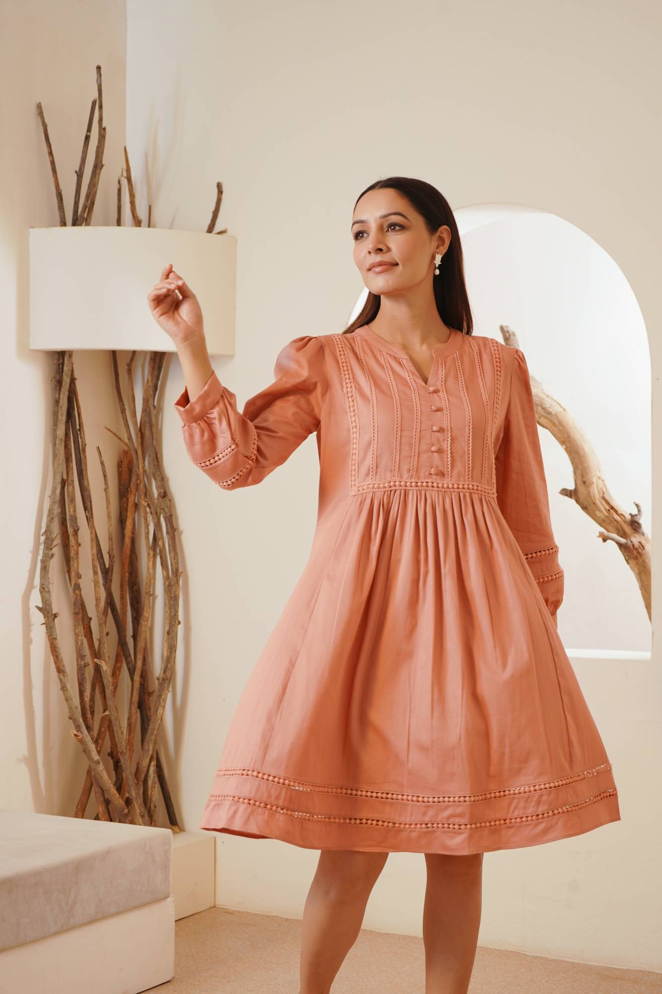 Blush Rose Dress | Rose Dress | Nero India